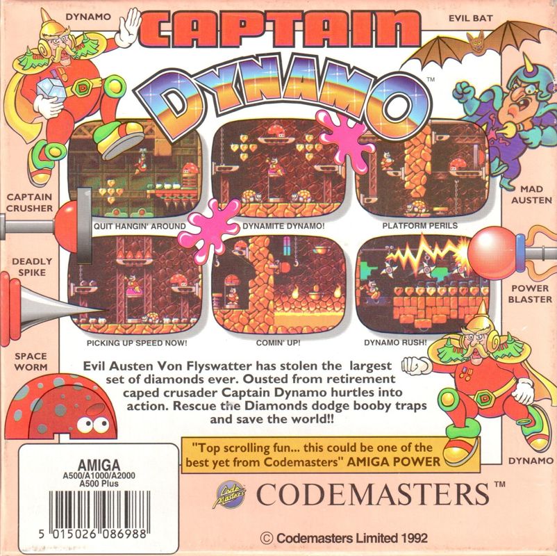 Captain Dynamo cover or packaging material - MobyGames