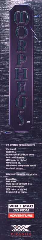 Morpheus cover or packaging material - MobyGames