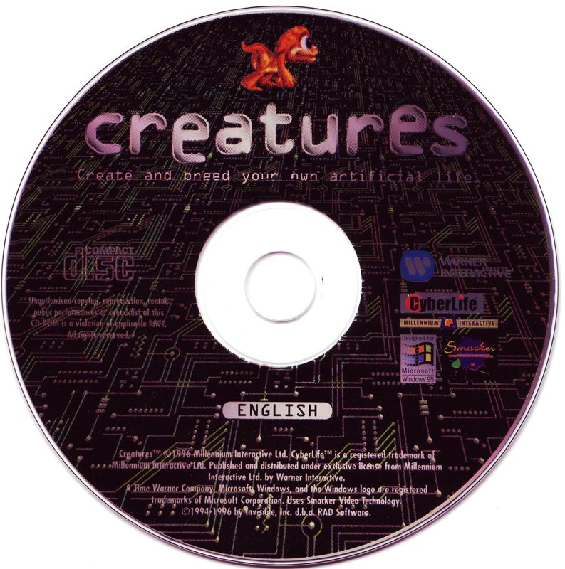 Creatures cover or packaging material - MobyGames