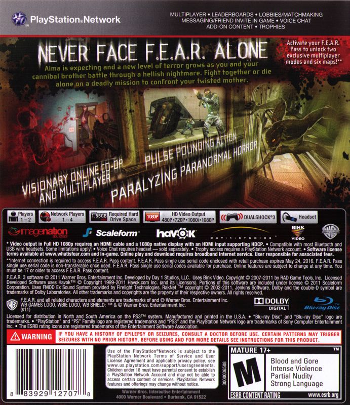 F.3.A.R. cover or packaging material - MobyGames