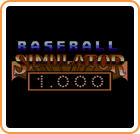 Baseball Simulator 1.000 cover or packaging material - MobyGames