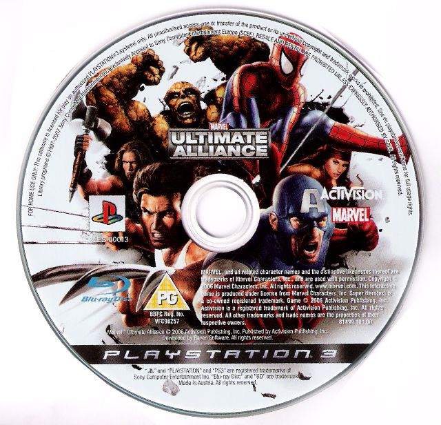 Marvel Ultimate Alliance cover or packaging material - MobyGames