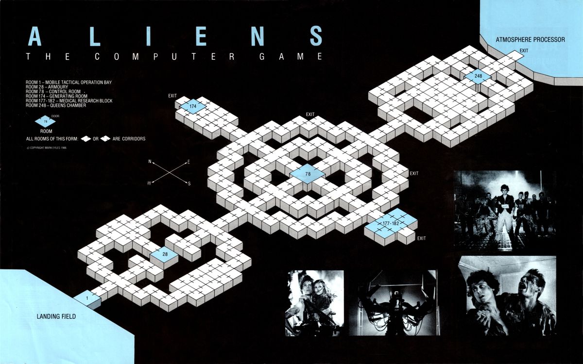 Aliens: The Computer Game cover or packaging material - MobyGames