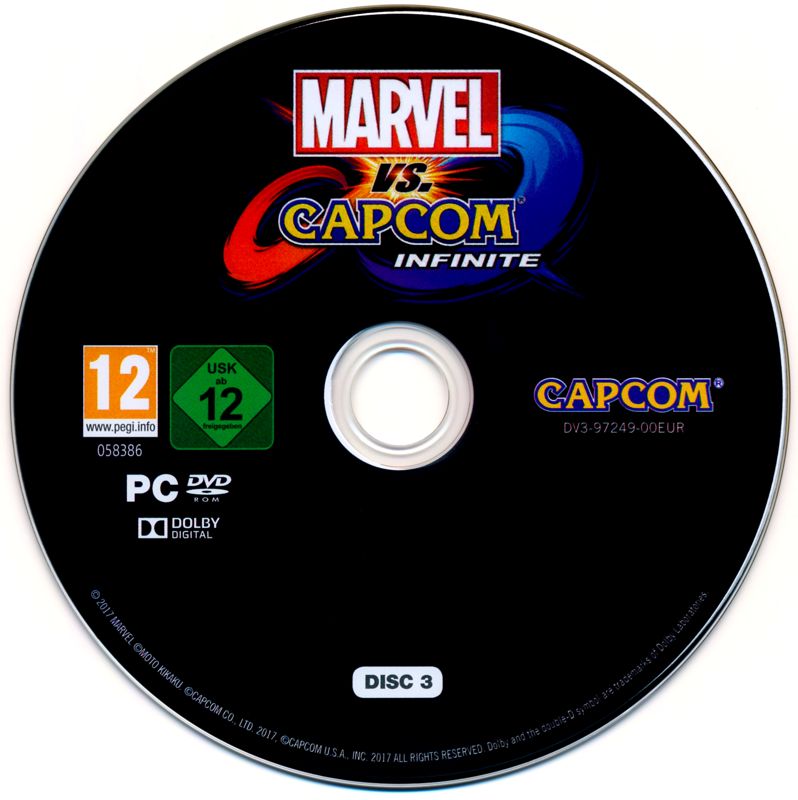 Marvel vs. Capcom: Infinite cover or packaging material - MobyGames