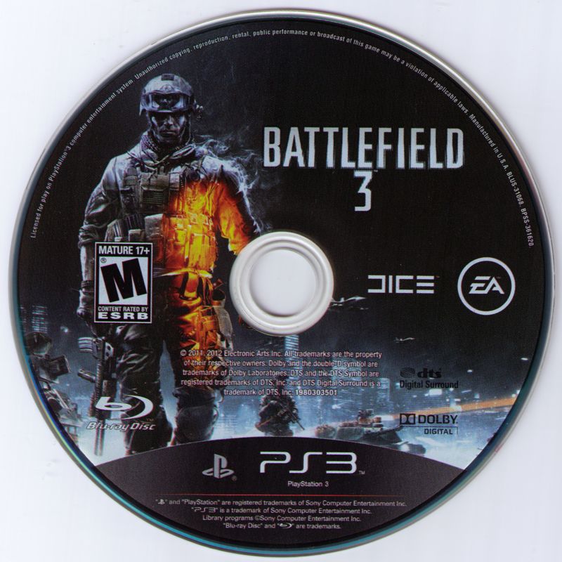 Battlefield 3: Premium Edition cover or packaging material - MobyGames