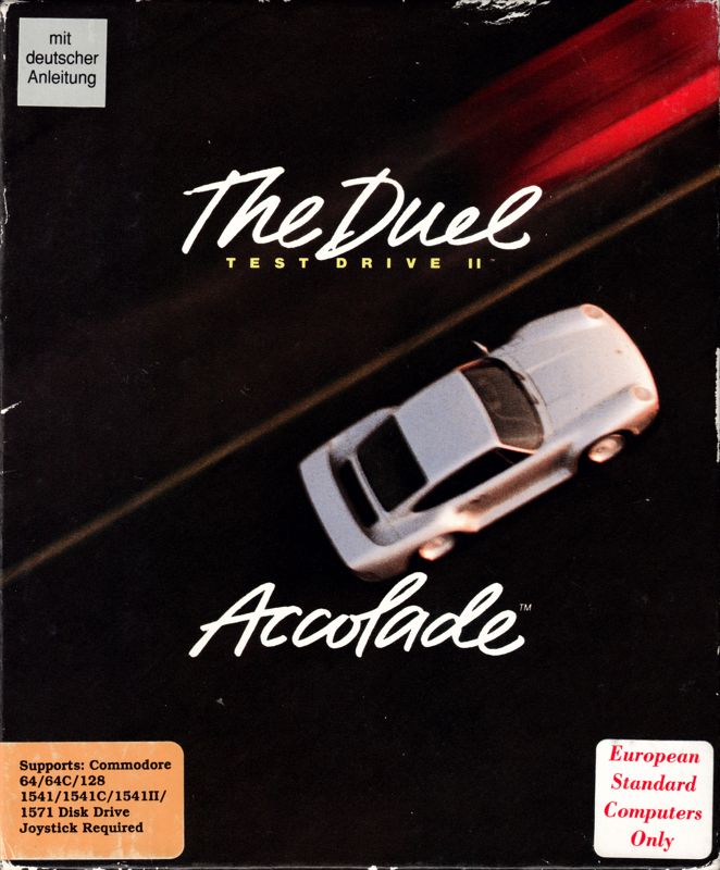 The Duel: Test Drive II cover or packaging material - MobyGames