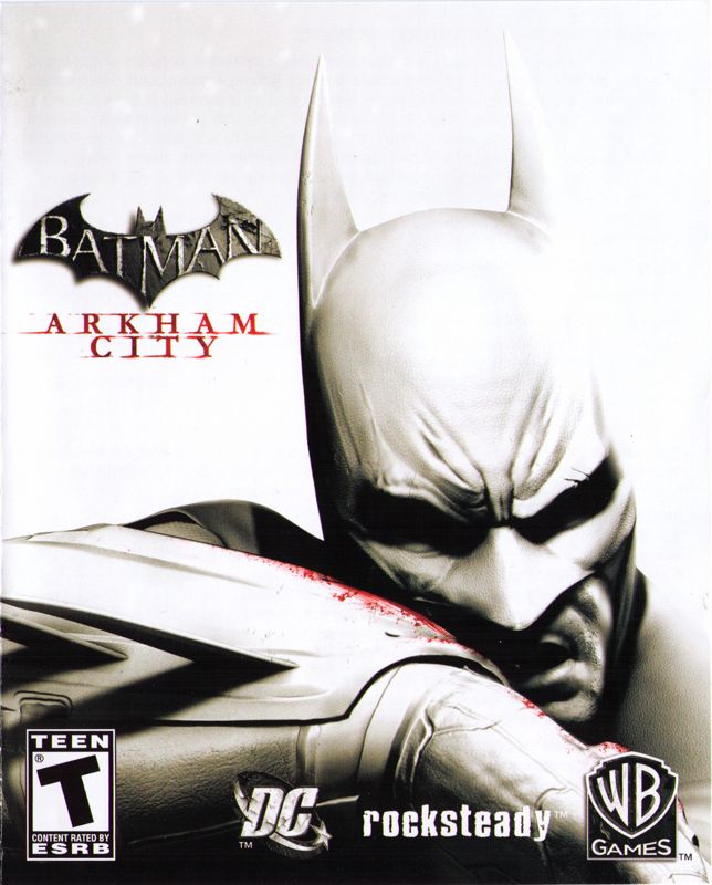 Batman: Arkham City cover or packaging material - MobyGames