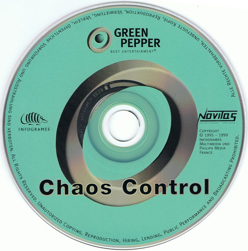 Chaos Control cover or packaging material - MobyGames