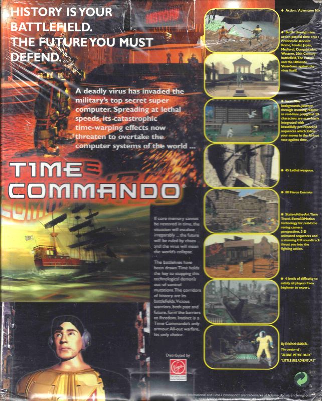 Time Commando cover or packaging material - MobyGames