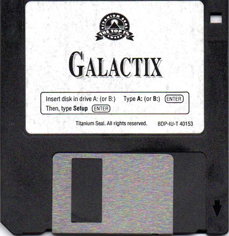 Galactix cover or packaging material - MobyGames