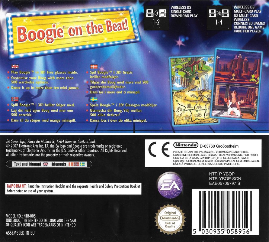 Boogie cover or packaging material - MobyGames