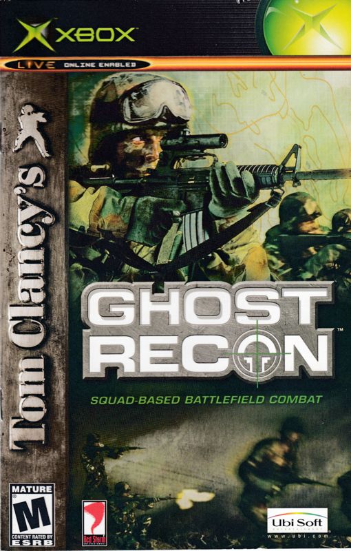 Tom Clancy's Ghost Recon cover or packaging material - MobyGames