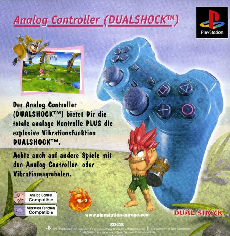 Tomba! 2: The Evil Swine Return cover or packaging material - MobyGames