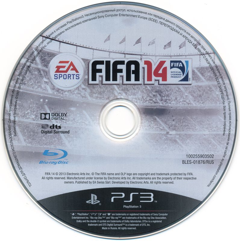 FIFA 14 cover or packaging material - MobyGames