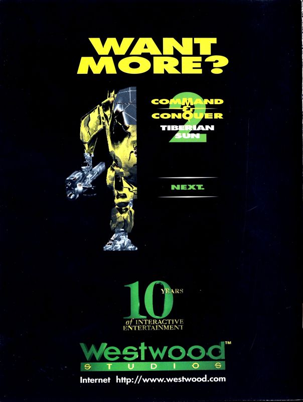 Command & Conquer cover or packaging material - MobyGames