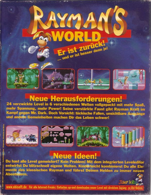 Rayman Designer cover or packaging material - MobyGames