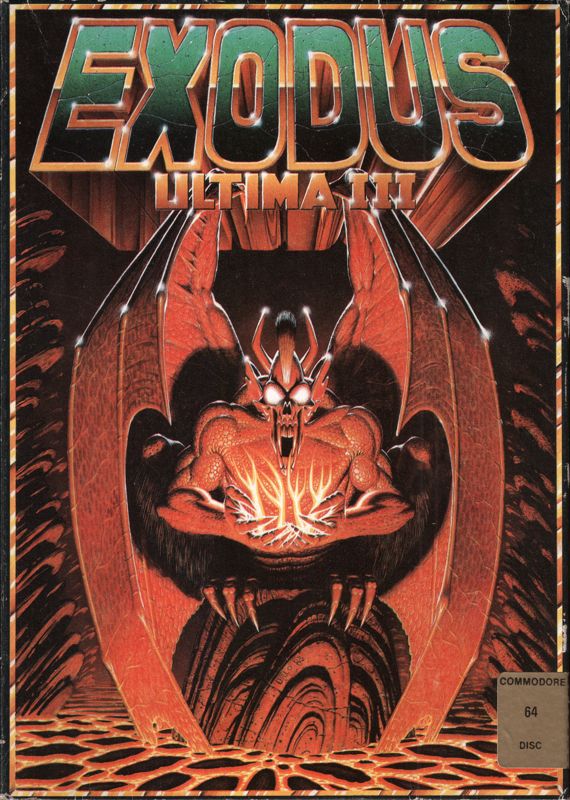 Exodus: Ultima III cover or packaging material - MobyGames