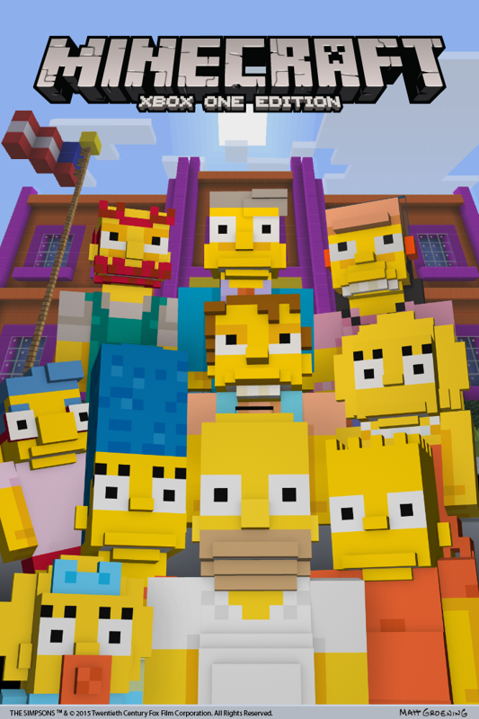 Minecraft: PlayStation 4 Edition - The Simpsons Skin Pack cover or ...