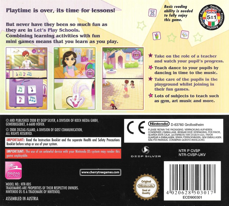 Dreamer Series: Teacher cover or packaging material - MobyGames