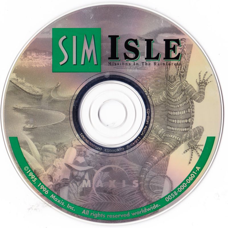 SimIsle: Missions in the Rainforest cover or packaging material - MobyGames