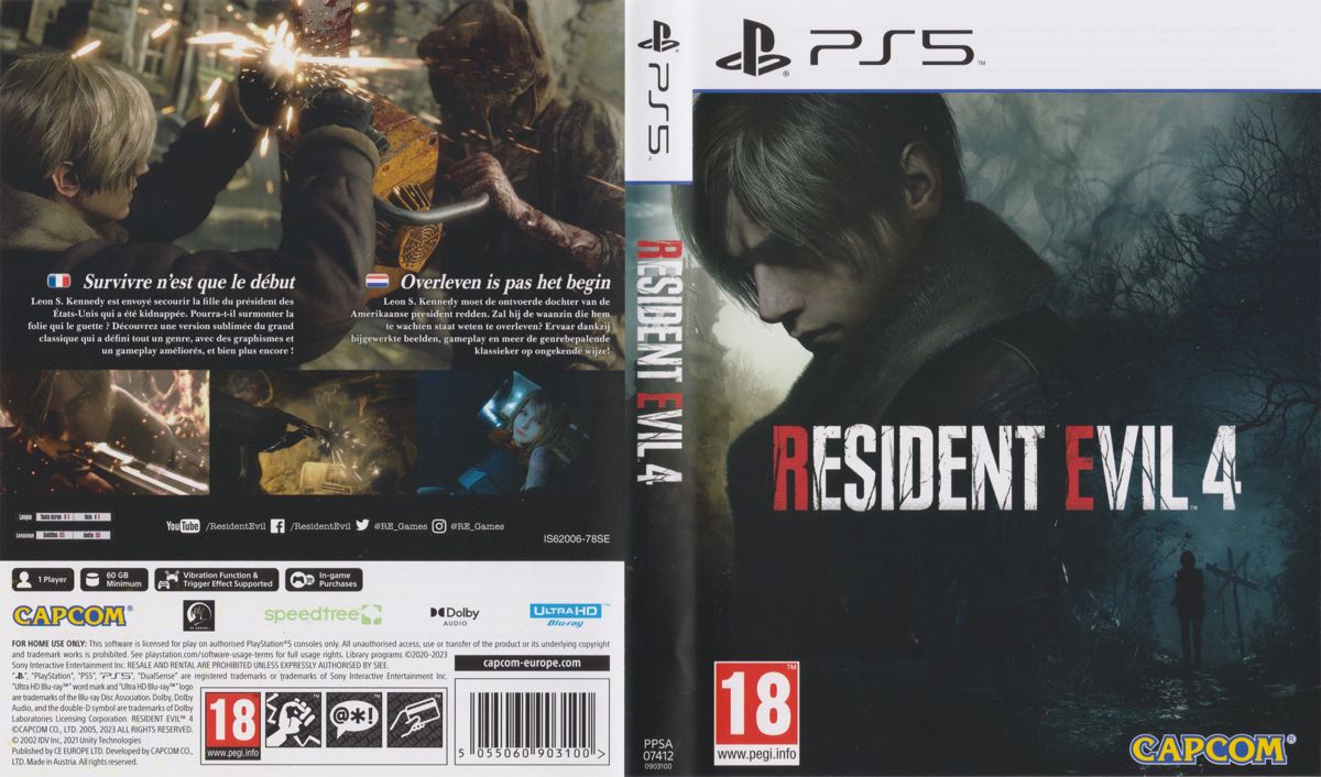Resident Evil 4 cover or packaging material - MobyGames