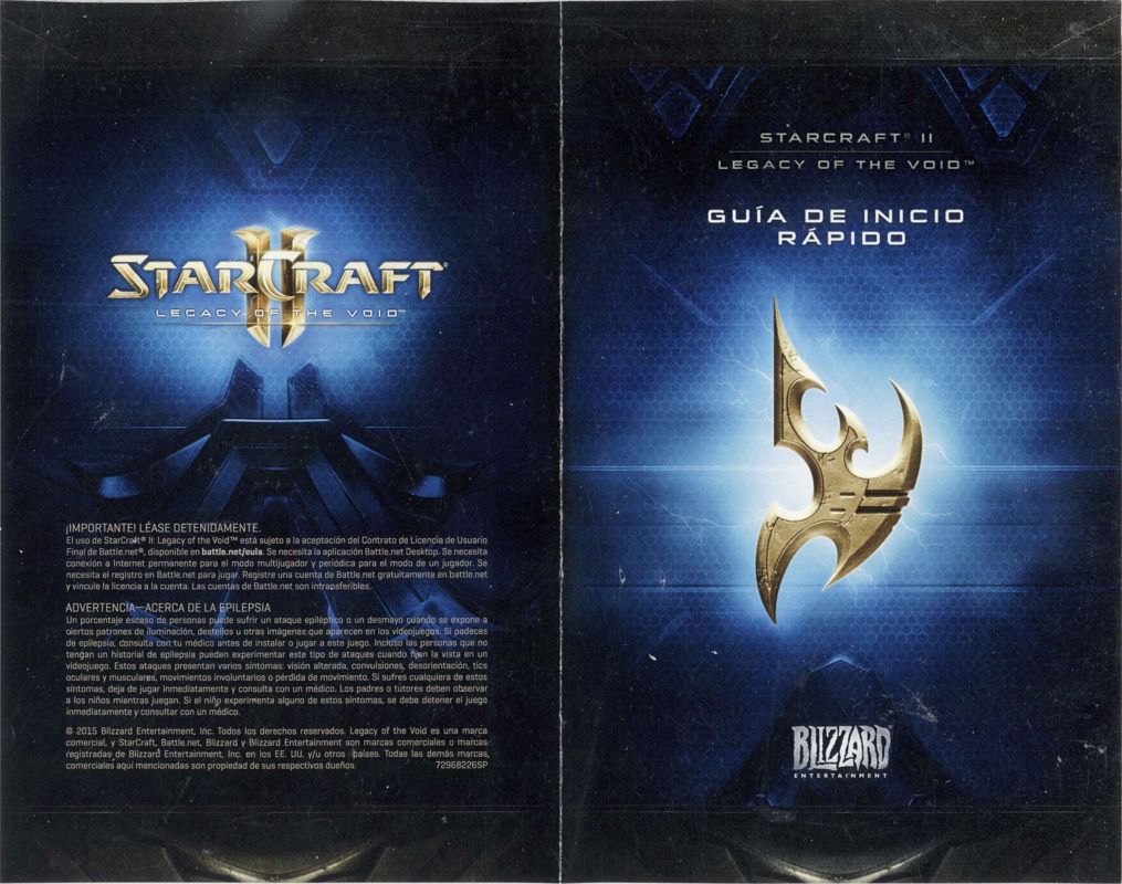 StarCraft II: Legacy of the Void (Collector's Edition) cover or packaging material - MobyGames