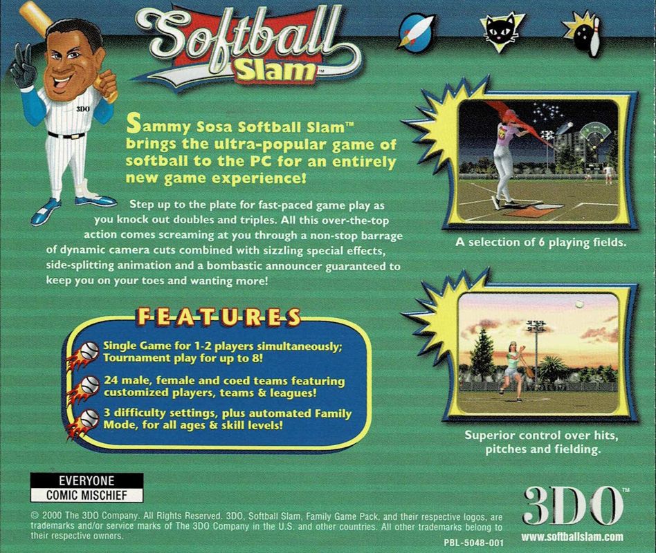 Sammy Sosa Softball Slam cover or packaging material - MobyGames