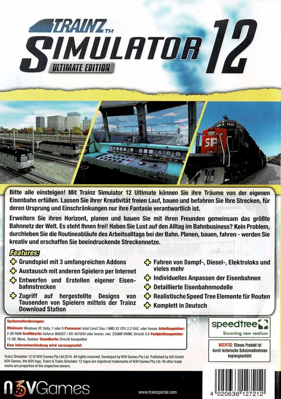 Trainz Simulator 12: Ultimate Edition cover or packaging material ...
