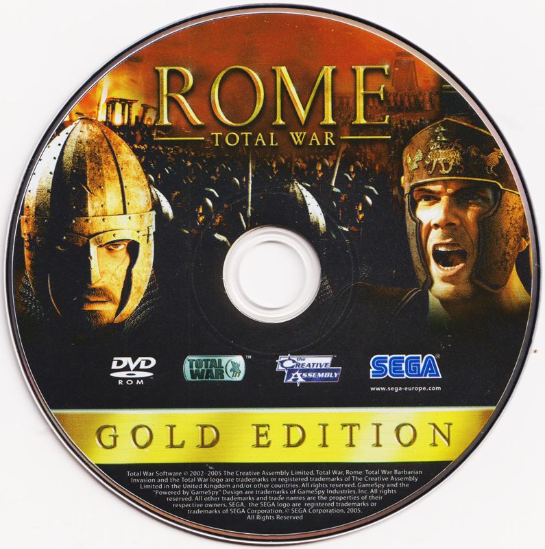 Rome: Total War - Gold Edition cover or packaging material - MobyGames
