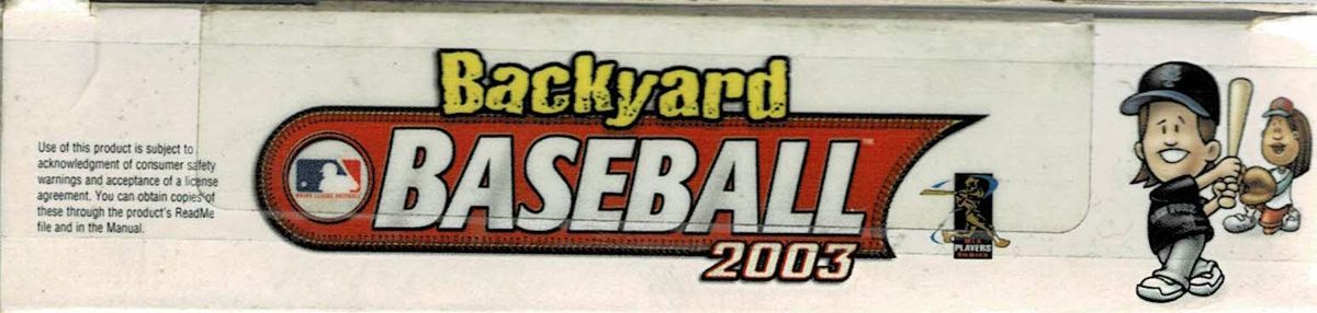 Backyard Baseball 2003 cover or packaging material - MobyGames