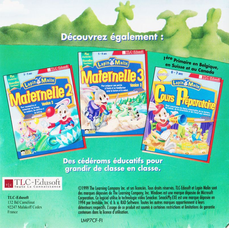 Reader Rabbit's Toddler cover or packaging material - MobyGames