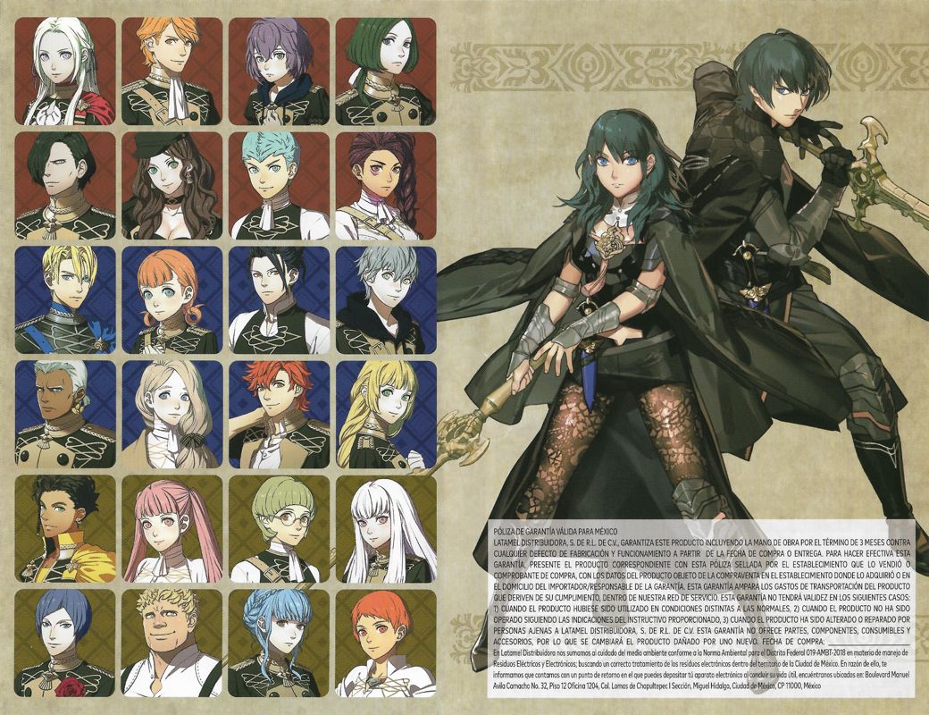 Fire Emblem: Three Houses cover or packaging material - MobyGames