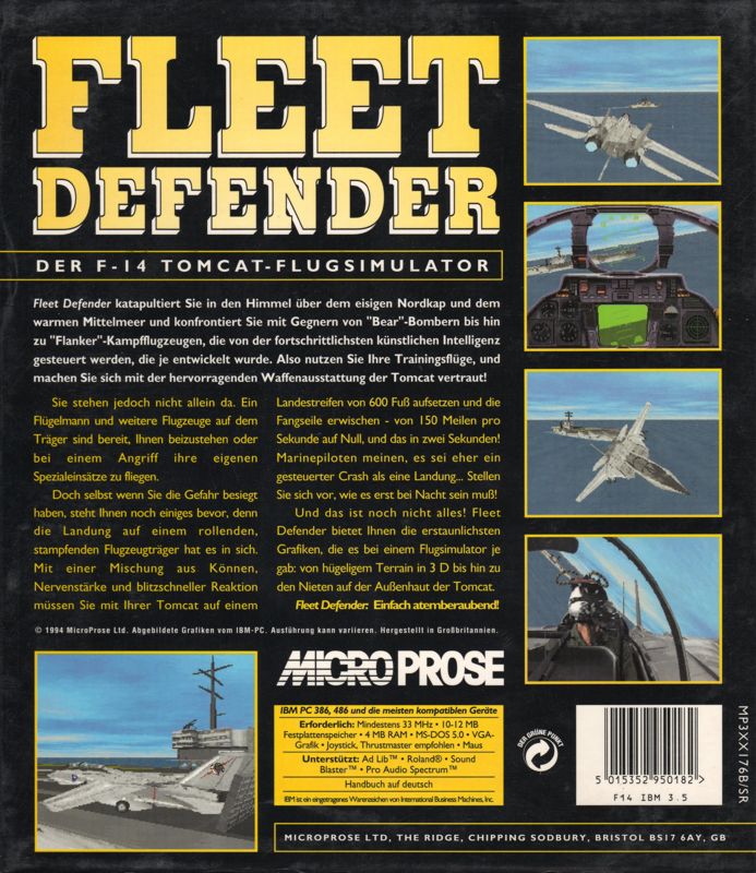 Fleet Defender cover or packaging material - MobyGames