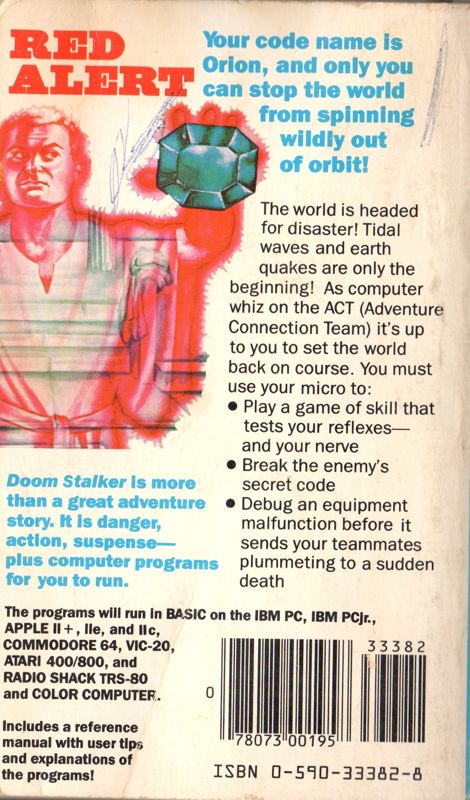 Micro Adventure No. 7: Doom Stalker cover or packaging material - MobyGames