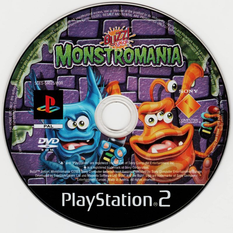 Buzz! Junior: Monster Rally cover or packaging material - MobyGames