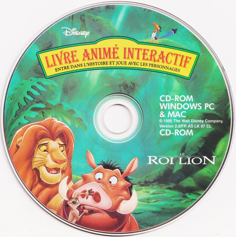 Disney's Animated Storybook: The Lion King cover or packaging material ...