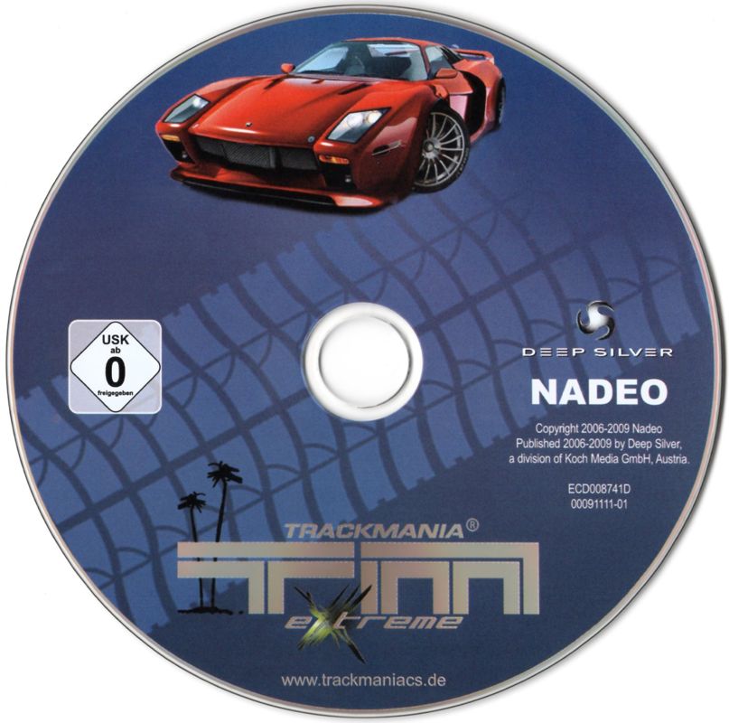 TrackMania Sunrise eXtreme cover or packaging material - MobyGames