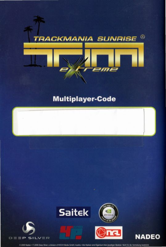 TrackMania Sunrise eXtreme (Limited Edition) cover or packaging ...