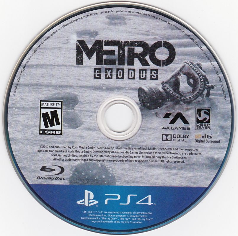 Metro Exodus Cover Or Packaging Material Mobygames