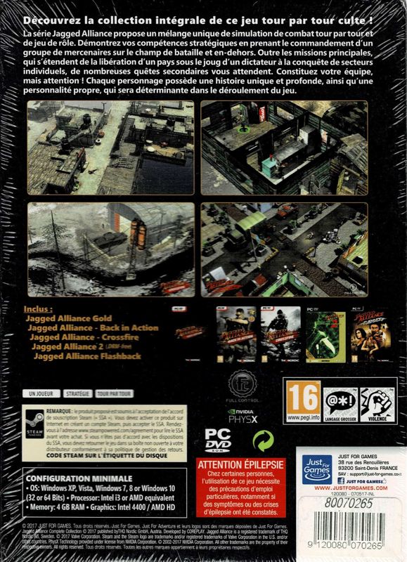 Jagged Alliance: Complete Collection cover or packaging material - MobyGames