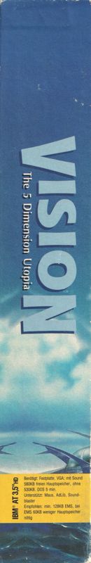 Vision: The 5 Dimension Utopia cover or packaging material - MobyGames