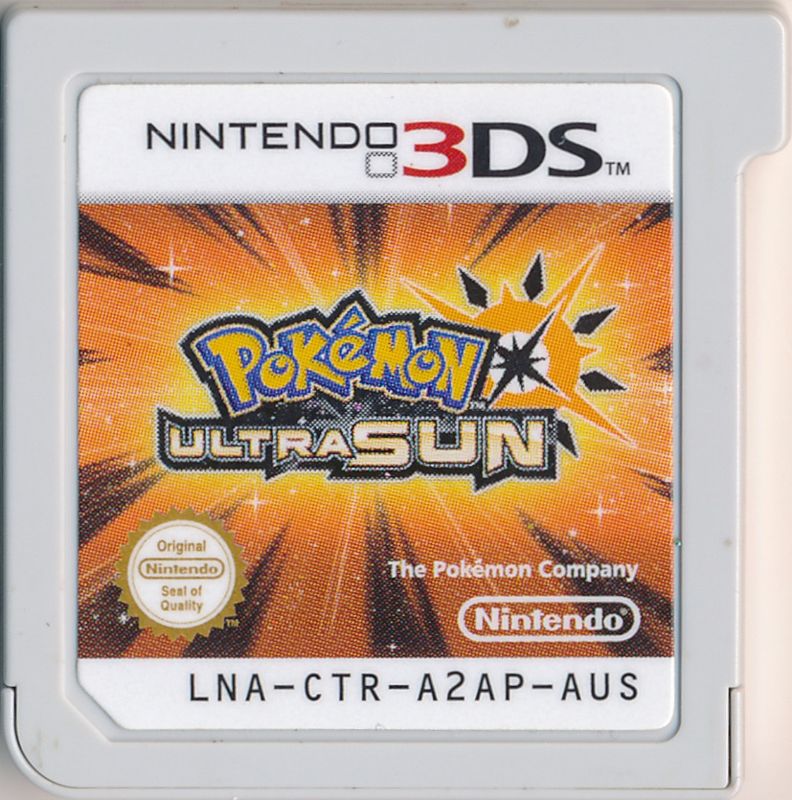 Pokémon Ultra Sun cover or packaging material - MobyGames