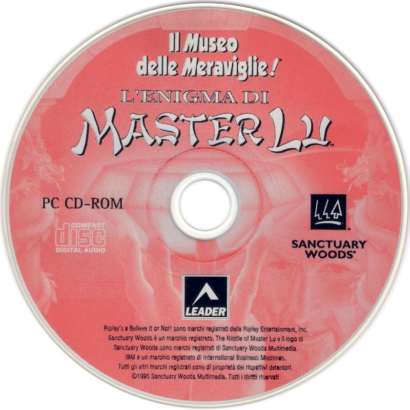 Ripley's Believe It or Not!: The Riddle of Master Lu cover or packaging material - MobyGames