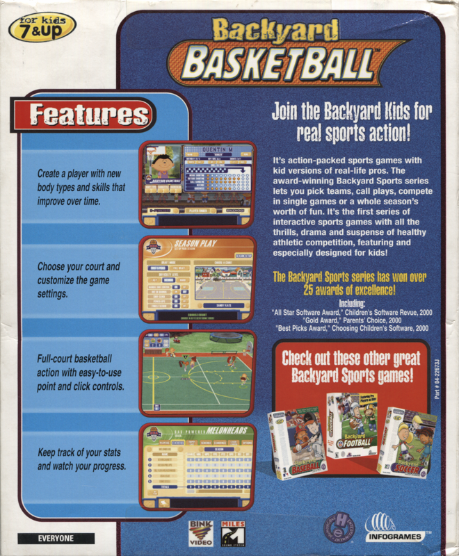 Backyard Basketball cover or packaging material - MobyGames