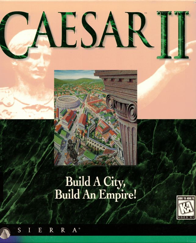 Caesar II cover or packaging material - MobyGames
