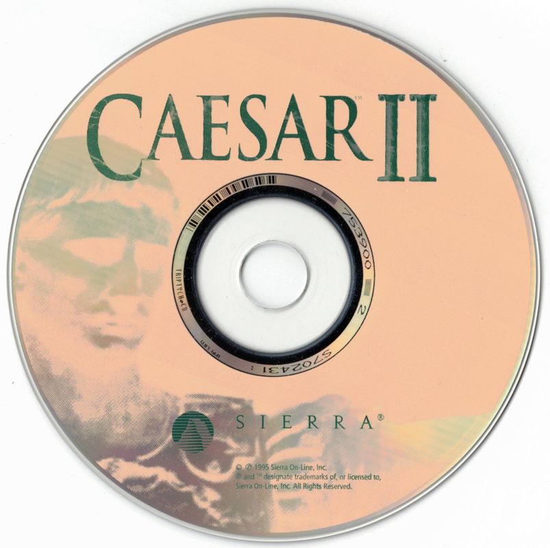Caesar II cover or packaging material - MobyGames