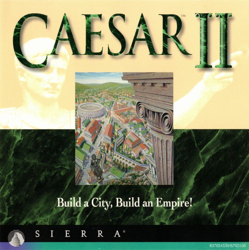 Caesar II cover or packaging material - MobyGames