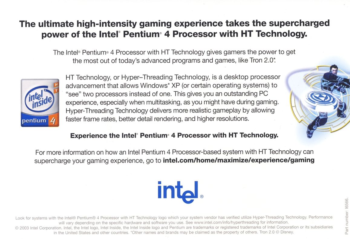 Tron 2.0 cover or packaging material - MobyGames