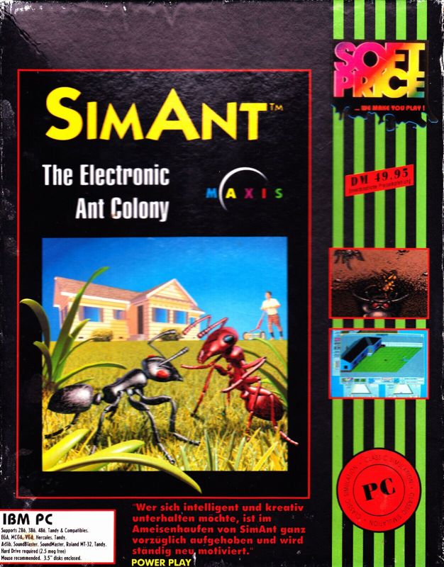 SimAnt cover or packaging material - MobyGames
