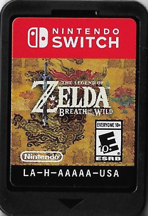 The Legend of Zelda: Breath of the Wild cover or packaging material ...